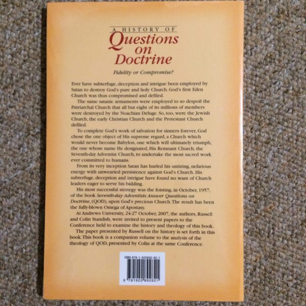 Questions on Doctrine-A History of - Emmanuel Missionary Institute