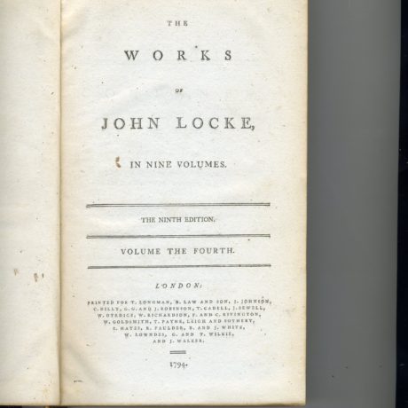 The Works of John Locke, Volume 4 - Emmanuel Missionary Institute